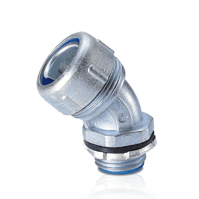 45° Liquid-Tight Conduit Box Connector | Easy Installation, High/Low ...